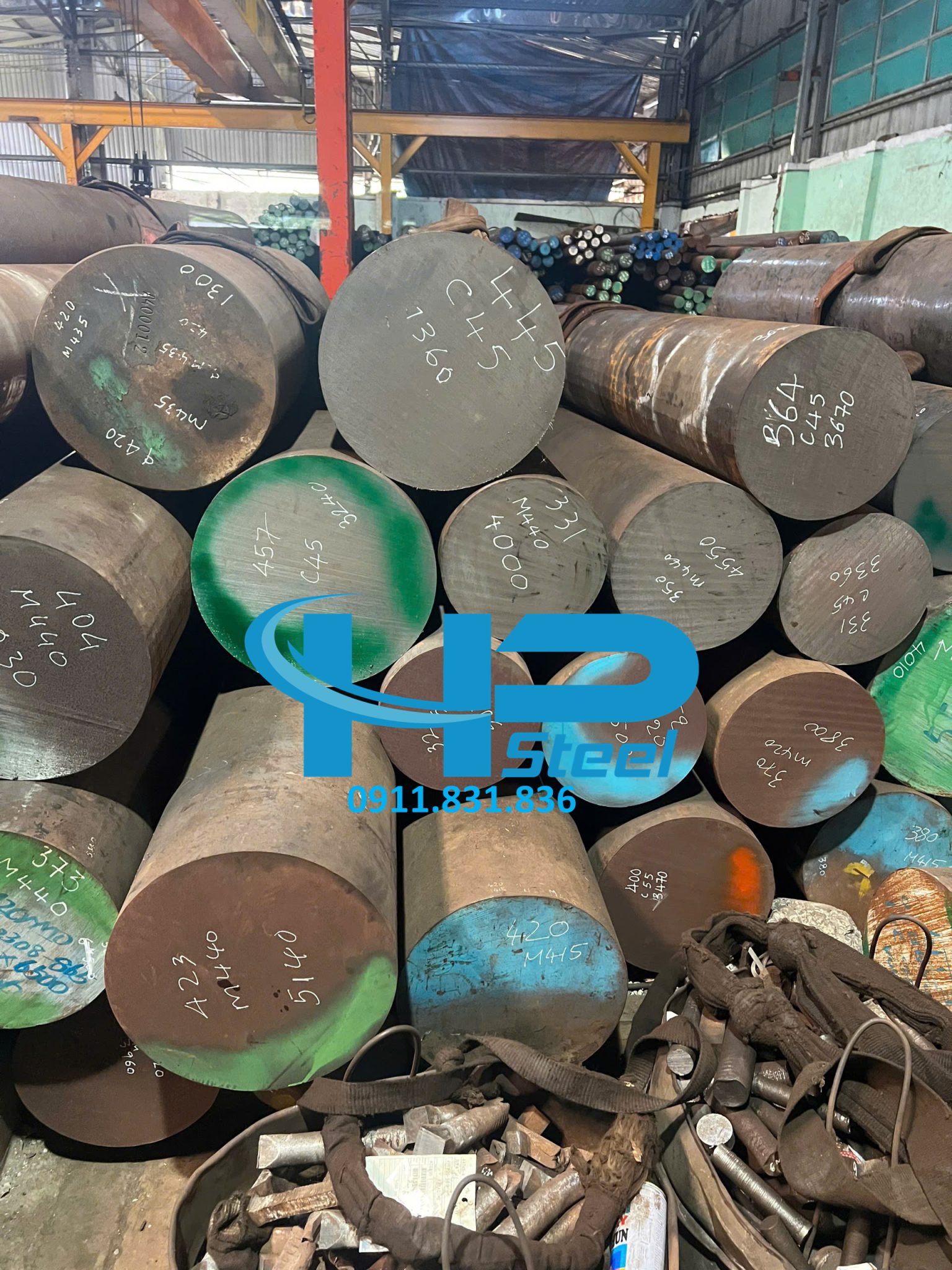 Thép láp tròn đặc SCM440 - Sắt thép Hoàng Phương